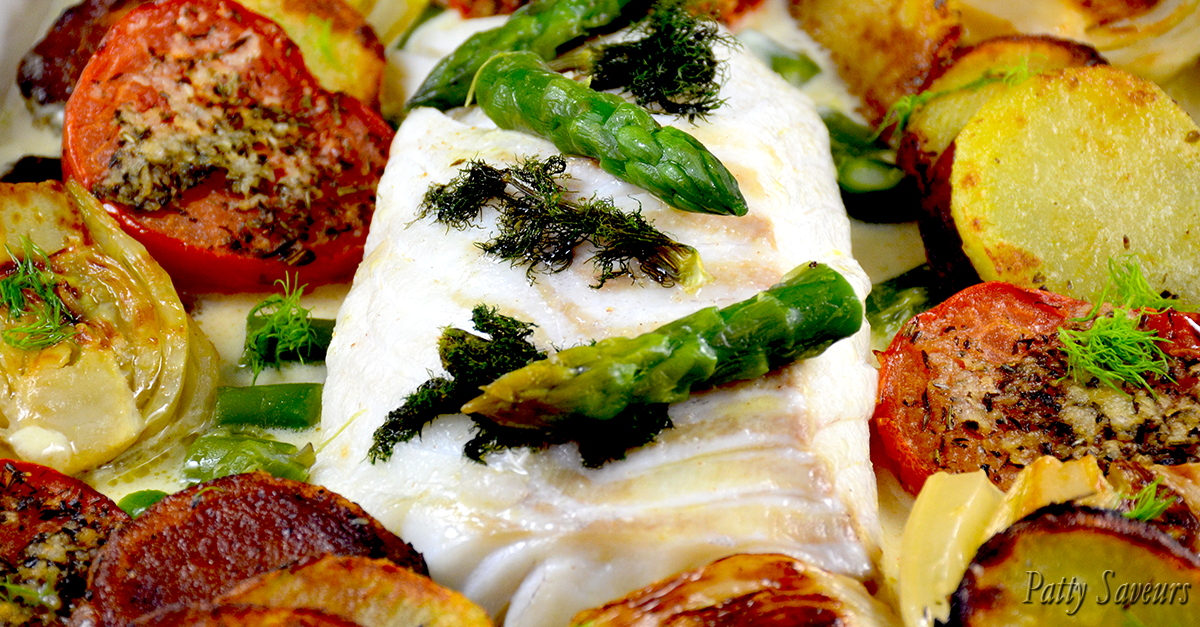 Patty Saveurs | Baked Cod, Curry Lemon Sauce