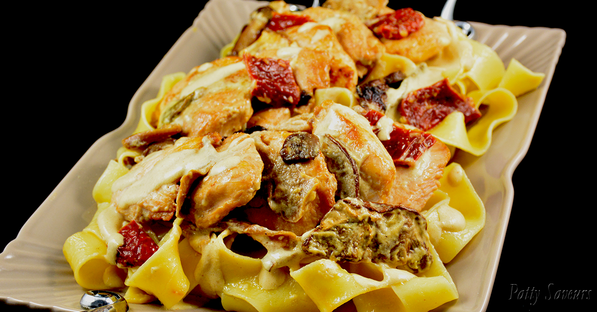 Chicken Piccata with Porcini Sauce