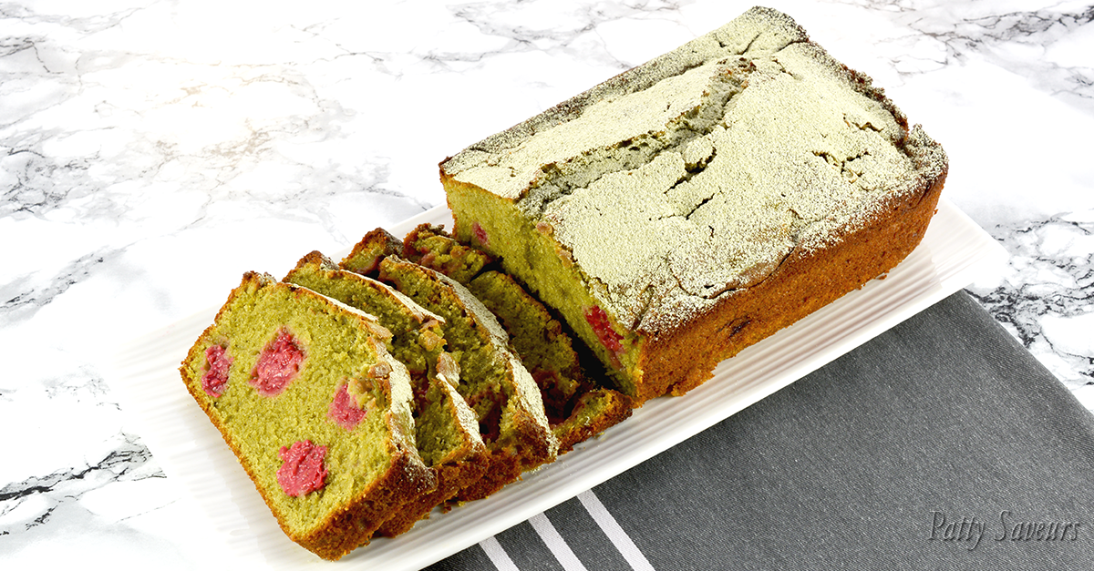 Matcha Raspberry Bread
