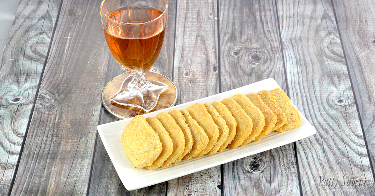 Parmesan Shortbread Crackers