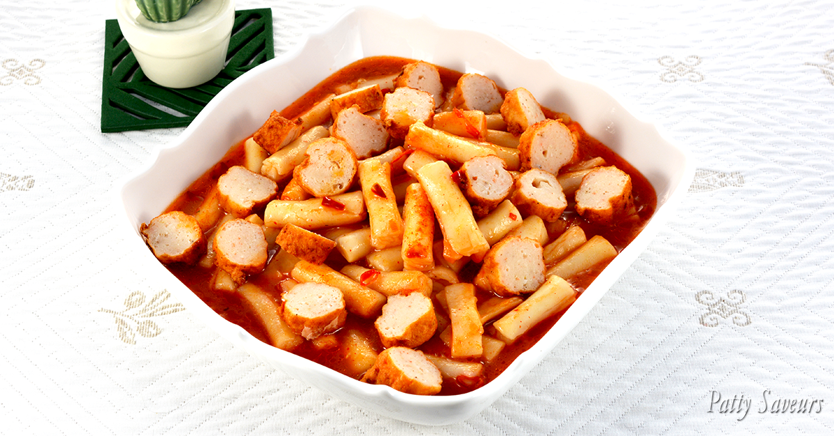 Tteokbokki Cakes de Riz Coréens