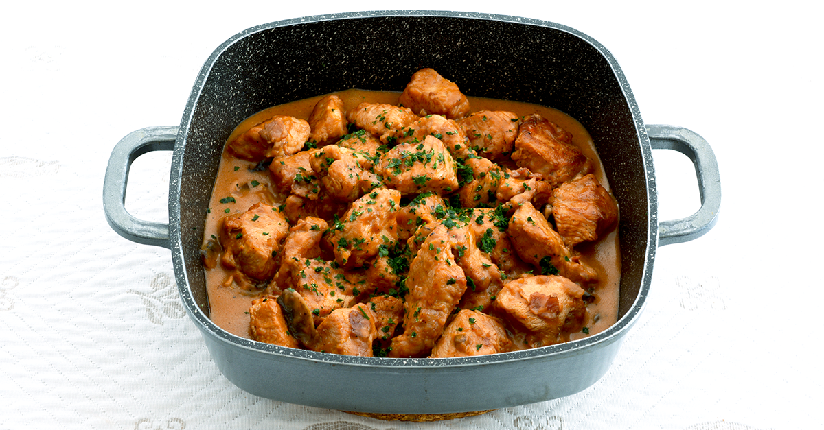 Turkey Stew Sage White Wine Sauce