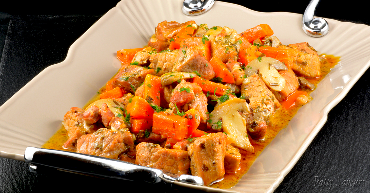 Patty Saveurs | Veal Tips Stew, Port Wine Sauce